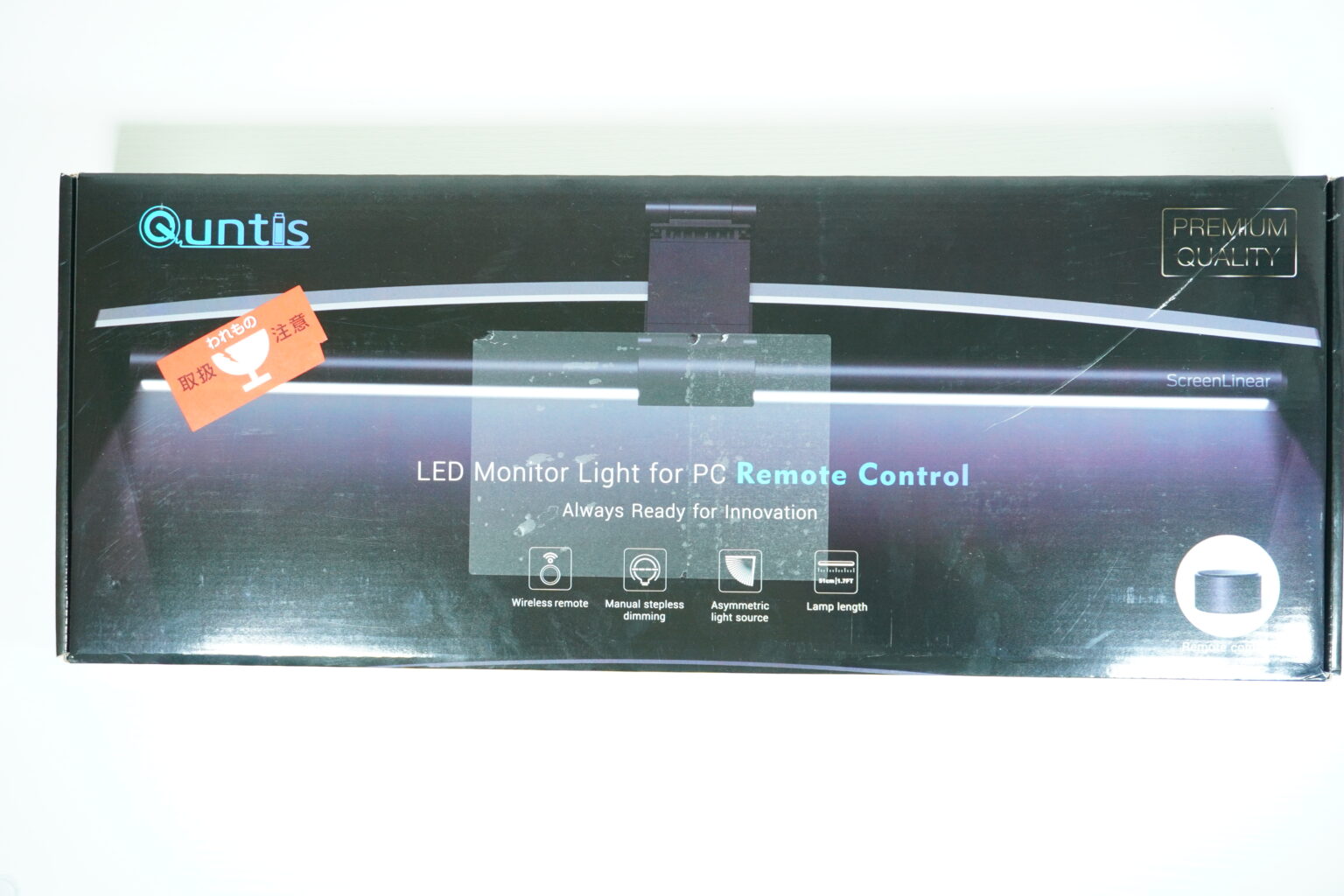 Quntis L206 Pro モニターライトレビュー｜8,000円台でリモコン対応のコスパ抜群モニターライト